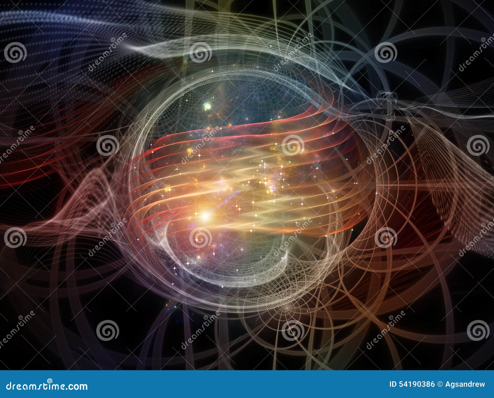 Acceleration of Abstract Visualization Stock Illustration ...