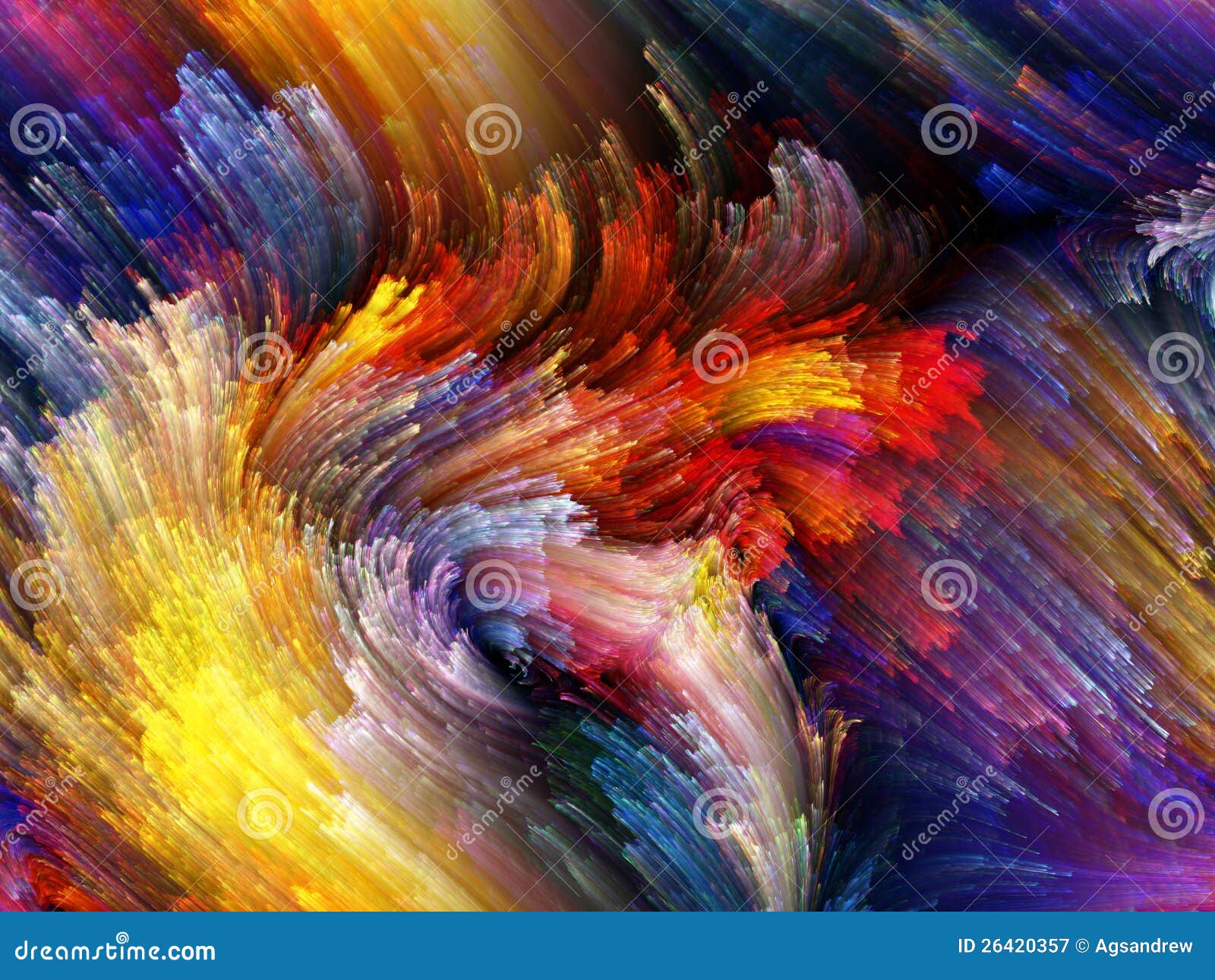 Acceleration of Color stock illustration. Illustration of artwork ...