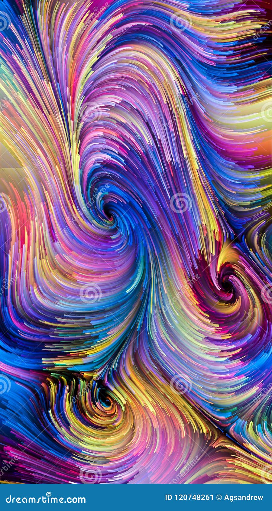 Acceleration of Colorful Paint Stock Illustration - Illustration of ...