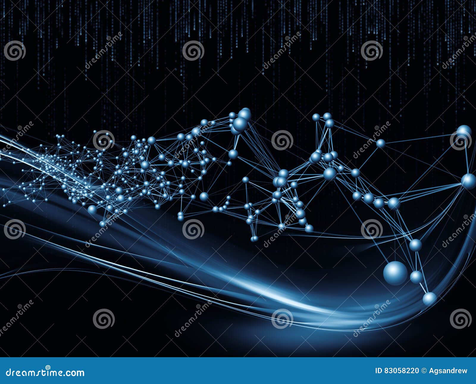 Acceleration of Computing stock illustration. Illustration of flow ...