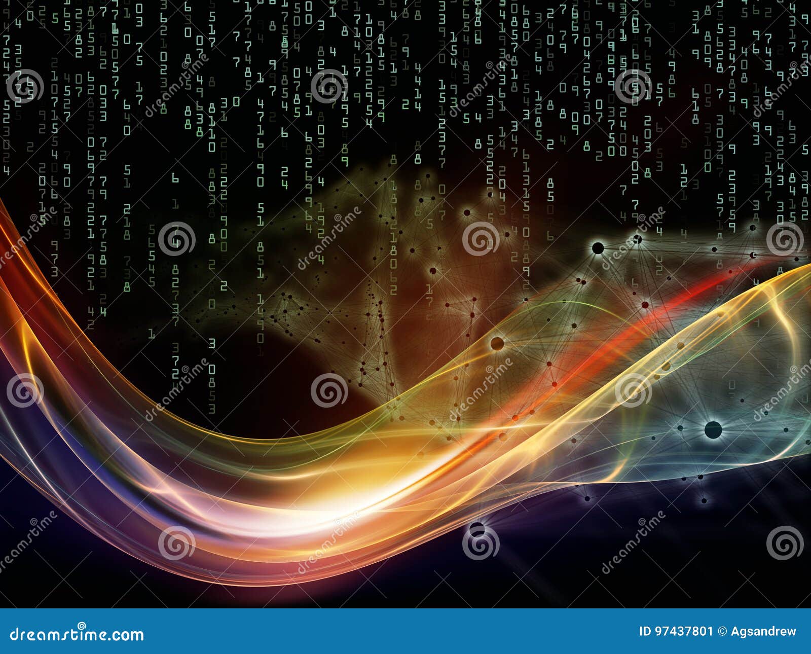 Acceleration of Computing stock illustration. Illustration of backdrop ...