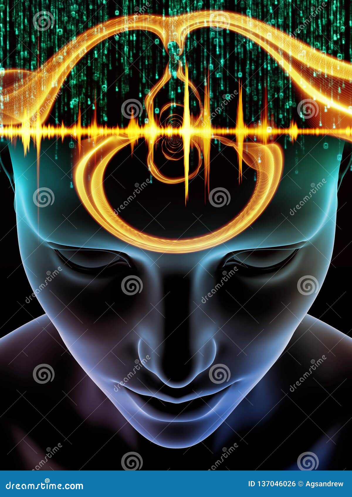 Acceleration of Consciousness Stock Illustration - Illustration of ...