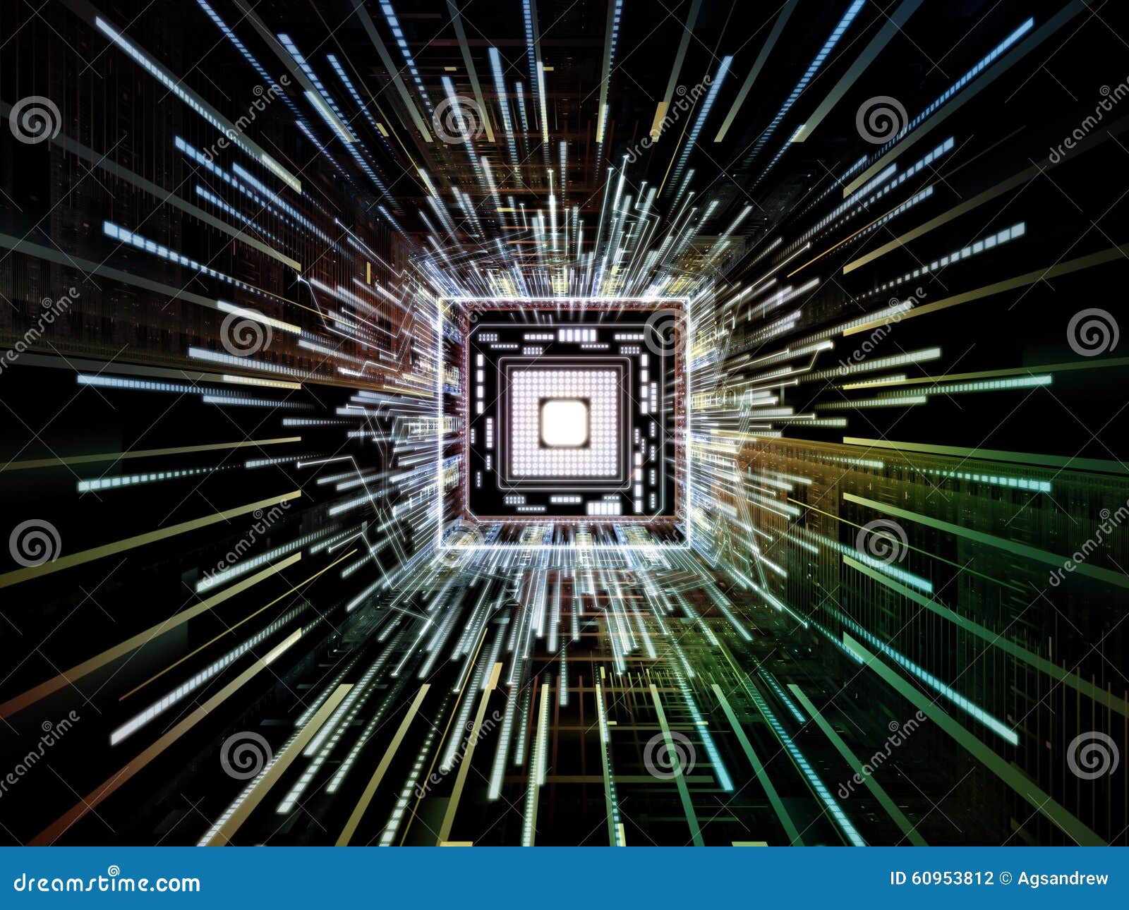 Acceleration of CPU stock photo. Image of abstract, computer - 60953812