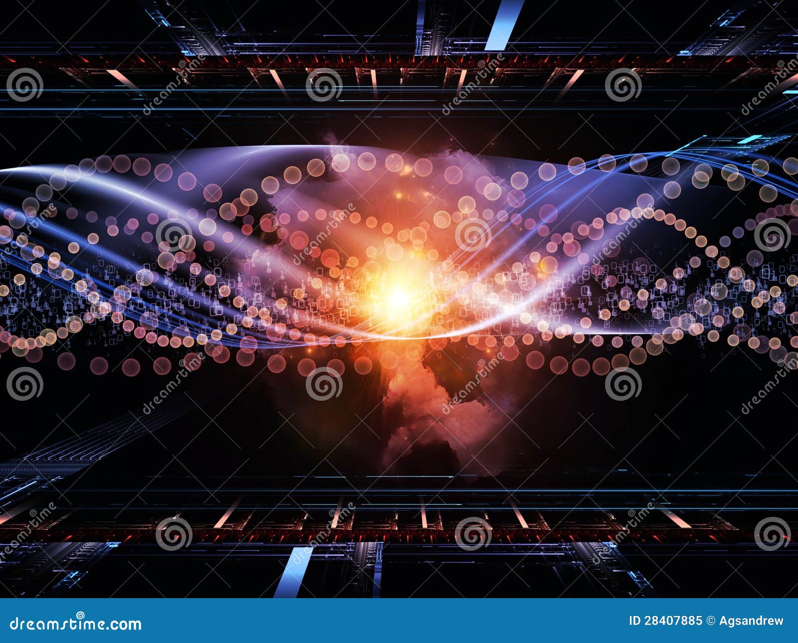 Acceleration of Technology stock image. Image of graphic - 28407885