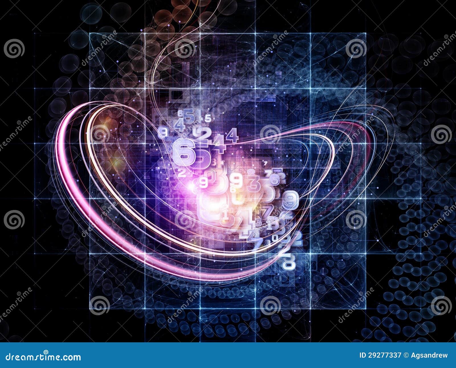 Acceleration of Technology stock illustration. Illustration of backdrop ...