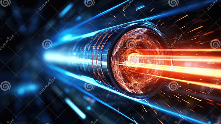 Accelerator light speed stock illustration. Illustration of luminal ...