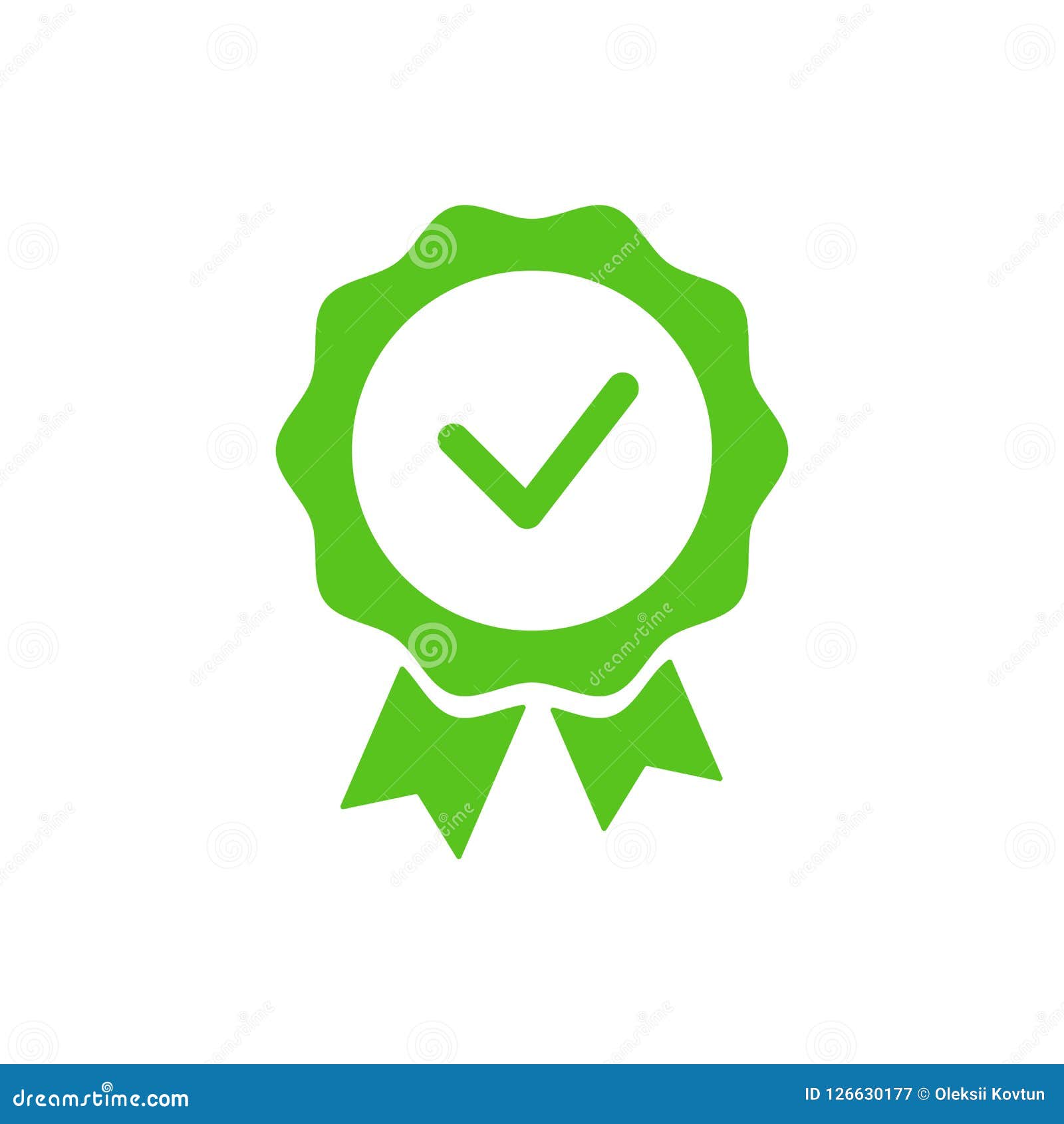 Accept Check Mark. Isolated on White. Vector Stock Vector ...