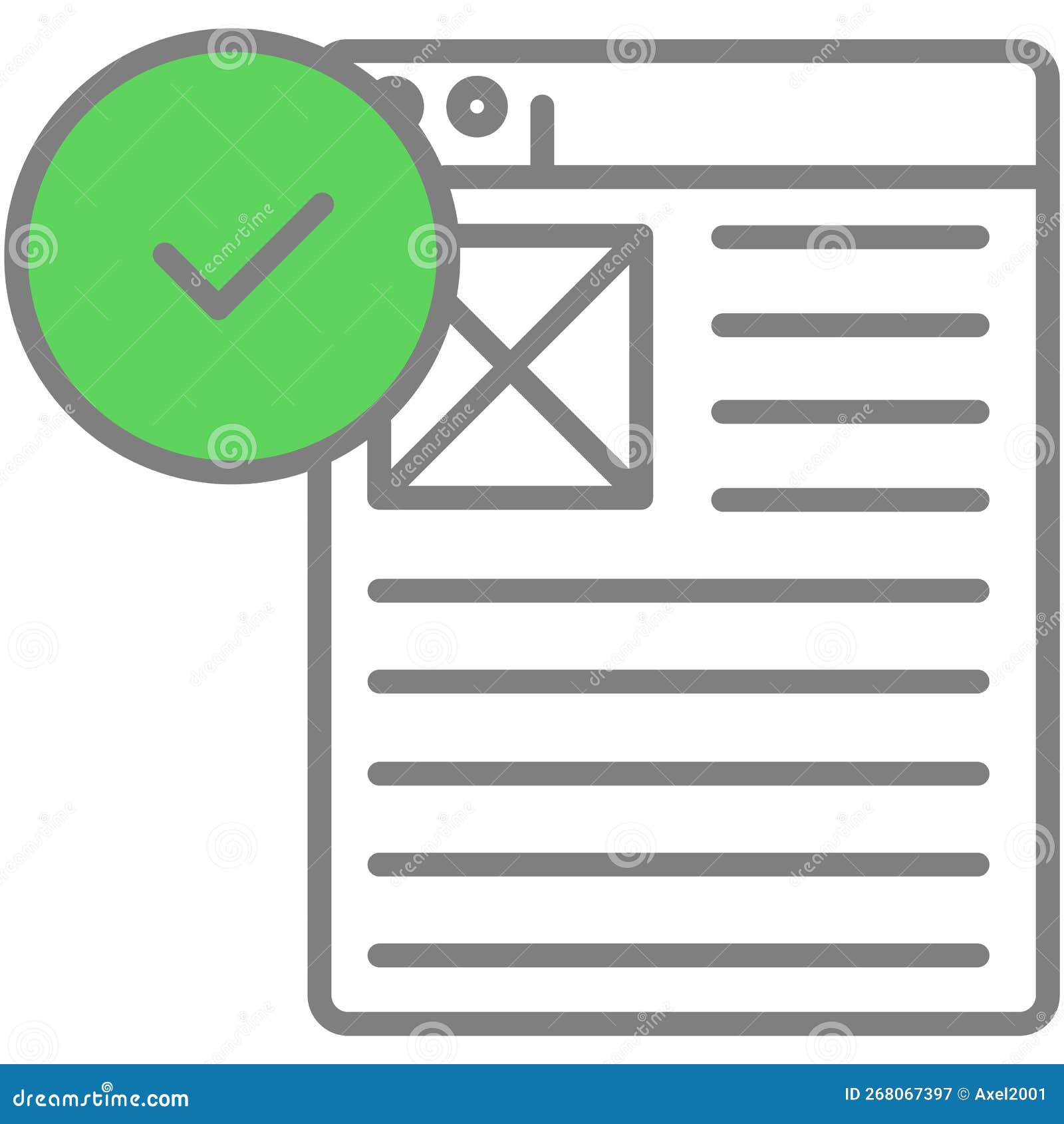 Accept Document Icon Vector Accepted or Confirmed Sign Stock Vector ...