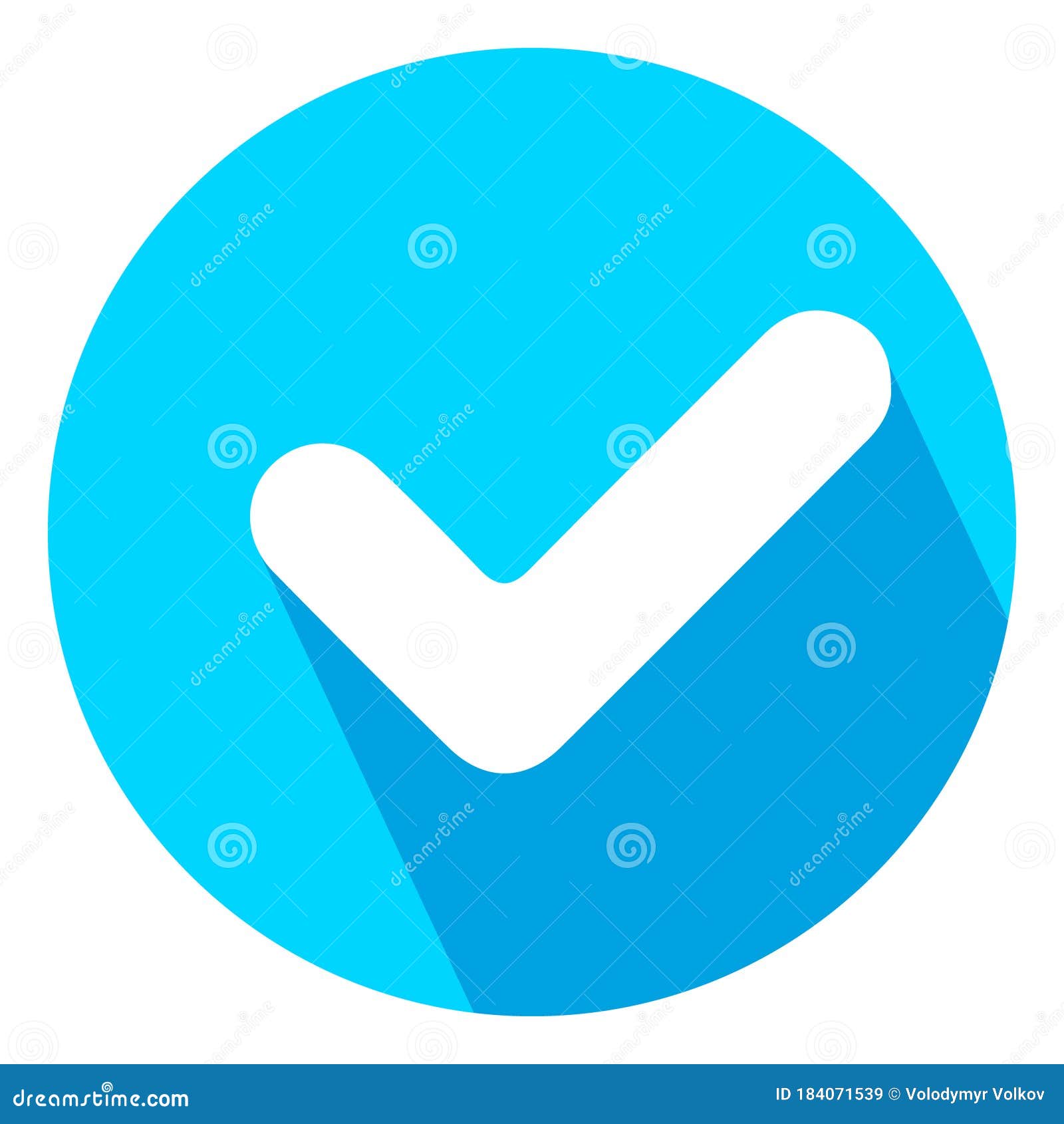 Accept Icon In Circle. Checkmark Symbol, Check Mark Icon, Verifying ...
