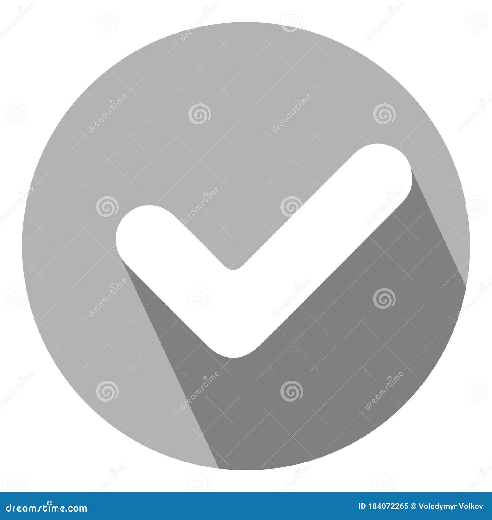 Accept Icon In Circle. Checkmark Symbol, Check Mark Icon, Verifying ...