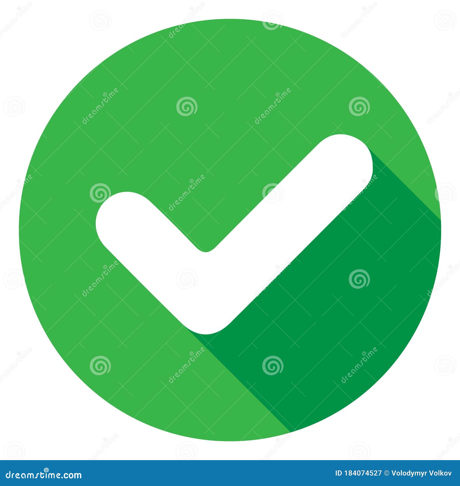 Accept Icon In Circle. Checkmark Symbol, Check Mark Icon, Verifying ...