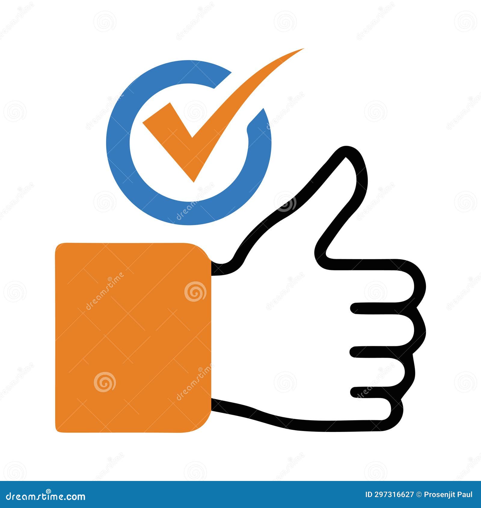 Accept, Like, Thumbs, Thik, Check, Accept Thumbs Icon Stock Vector ...