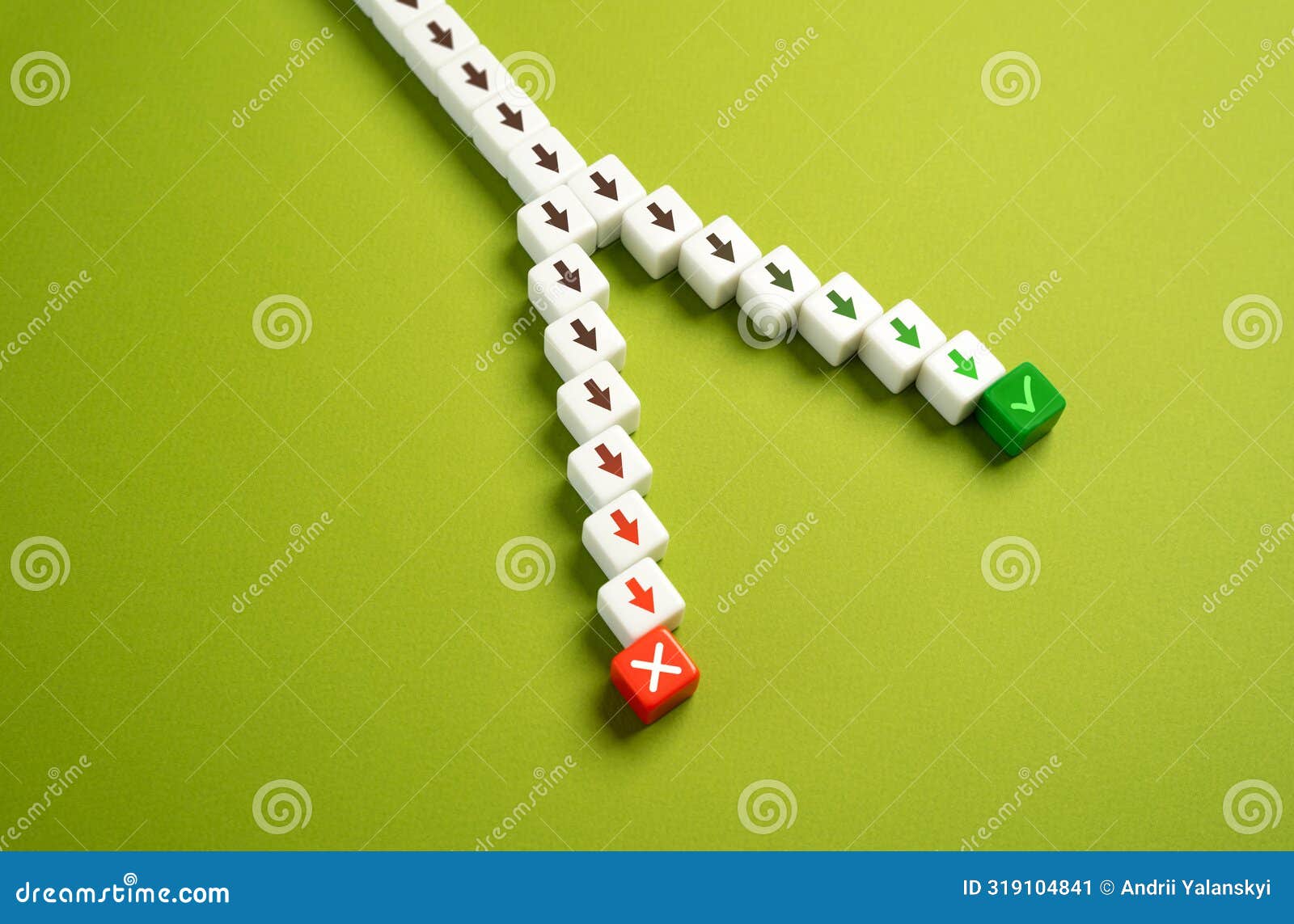 Accept And Refuse Keys Showing Acceptance Or Denial Stock Photo ...