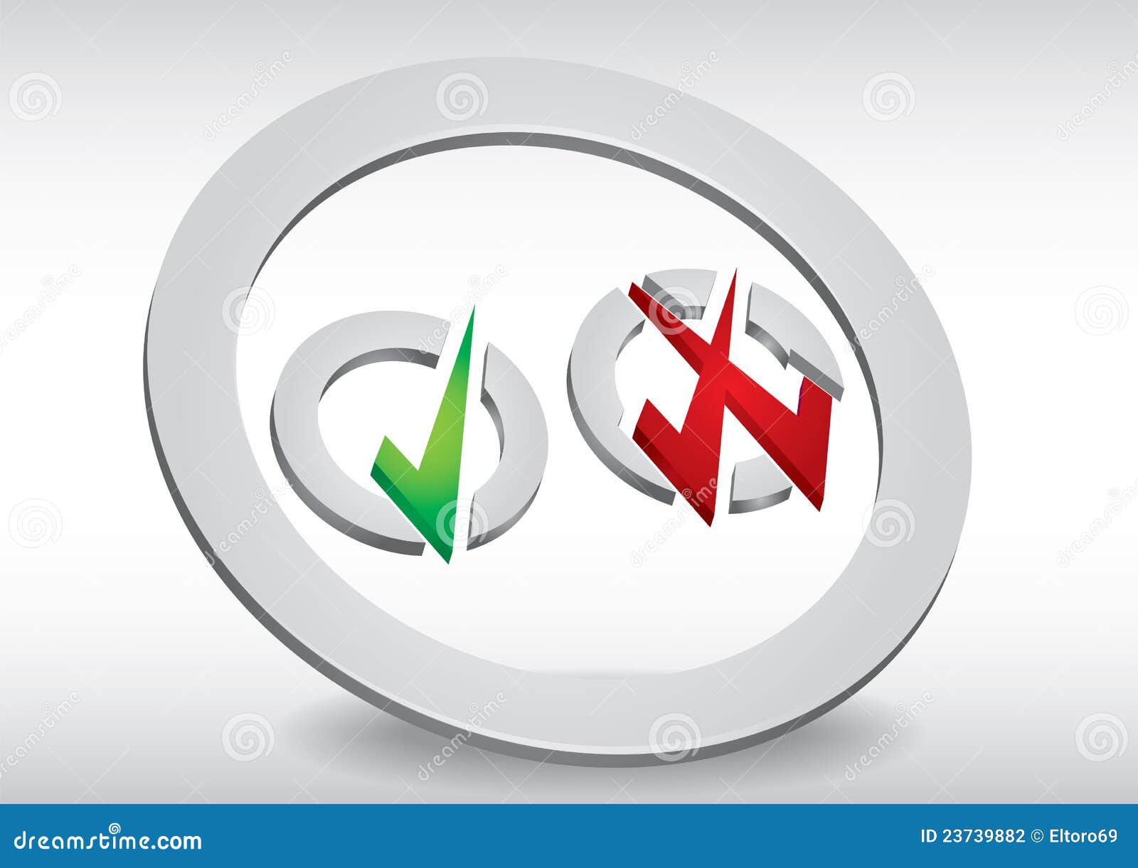 Accept and refuse sign stock vector. Illustration of option - 23739882 Accept and refuse sign stock vector. Illustration of option - 23739882