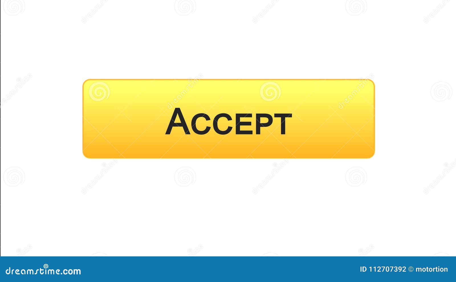 Accept Web Interface Button Orange Color, Internet Site Design, Online ...