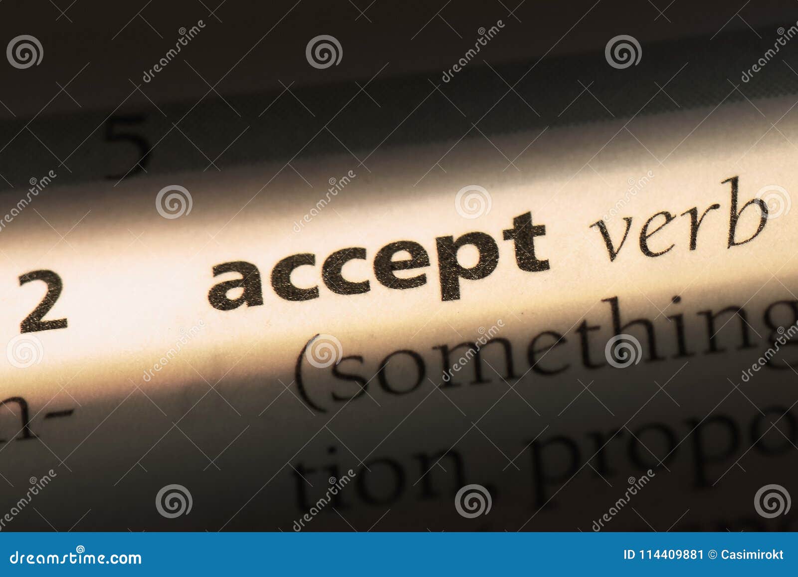 Accept Verb