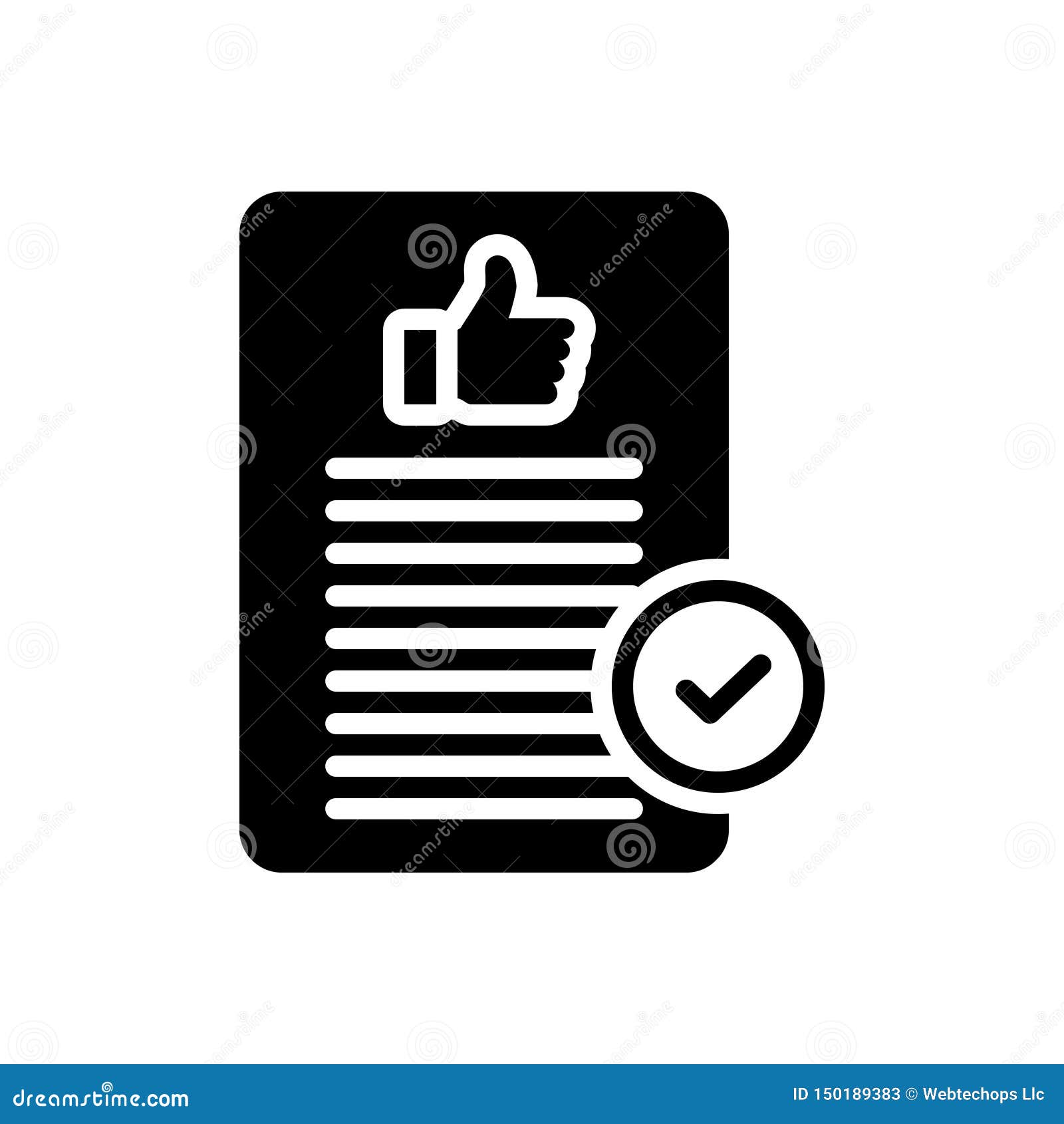 Black Solid Icon for Acceptable, Admissible and Agreeable Stock Vector ...