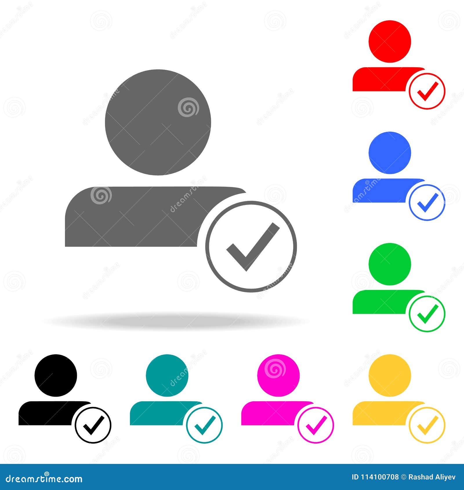 Acceptance of an Employee into a Team Icon. Elements of Teamwork Multi ...