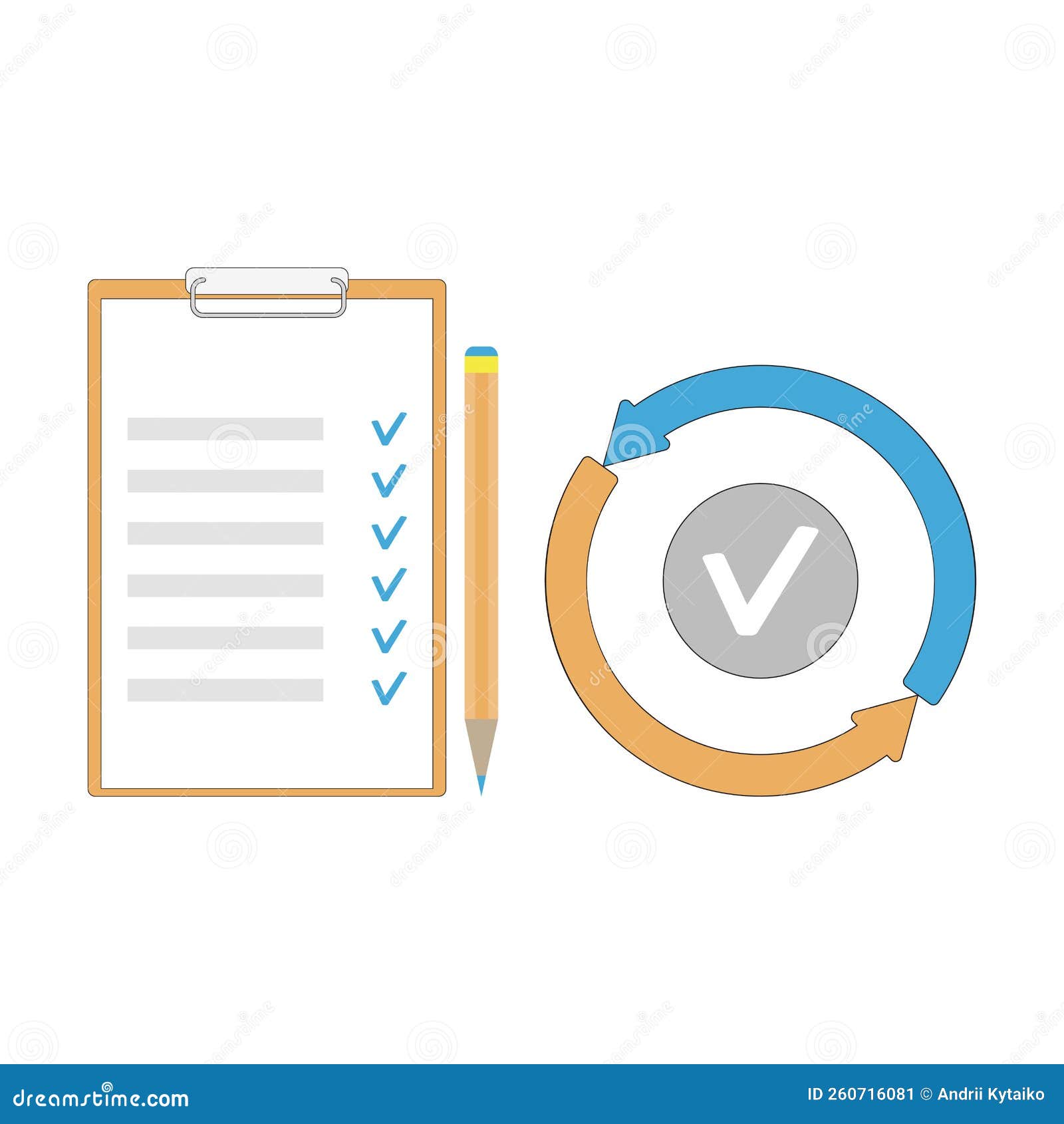 Accepted Accounting Report, Check and Management Bookkeeping Concept ...