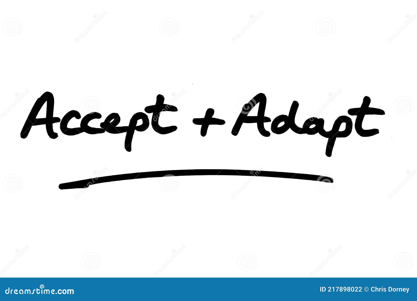 Accepter et adapter illustration stock. Illustration du confiance ...