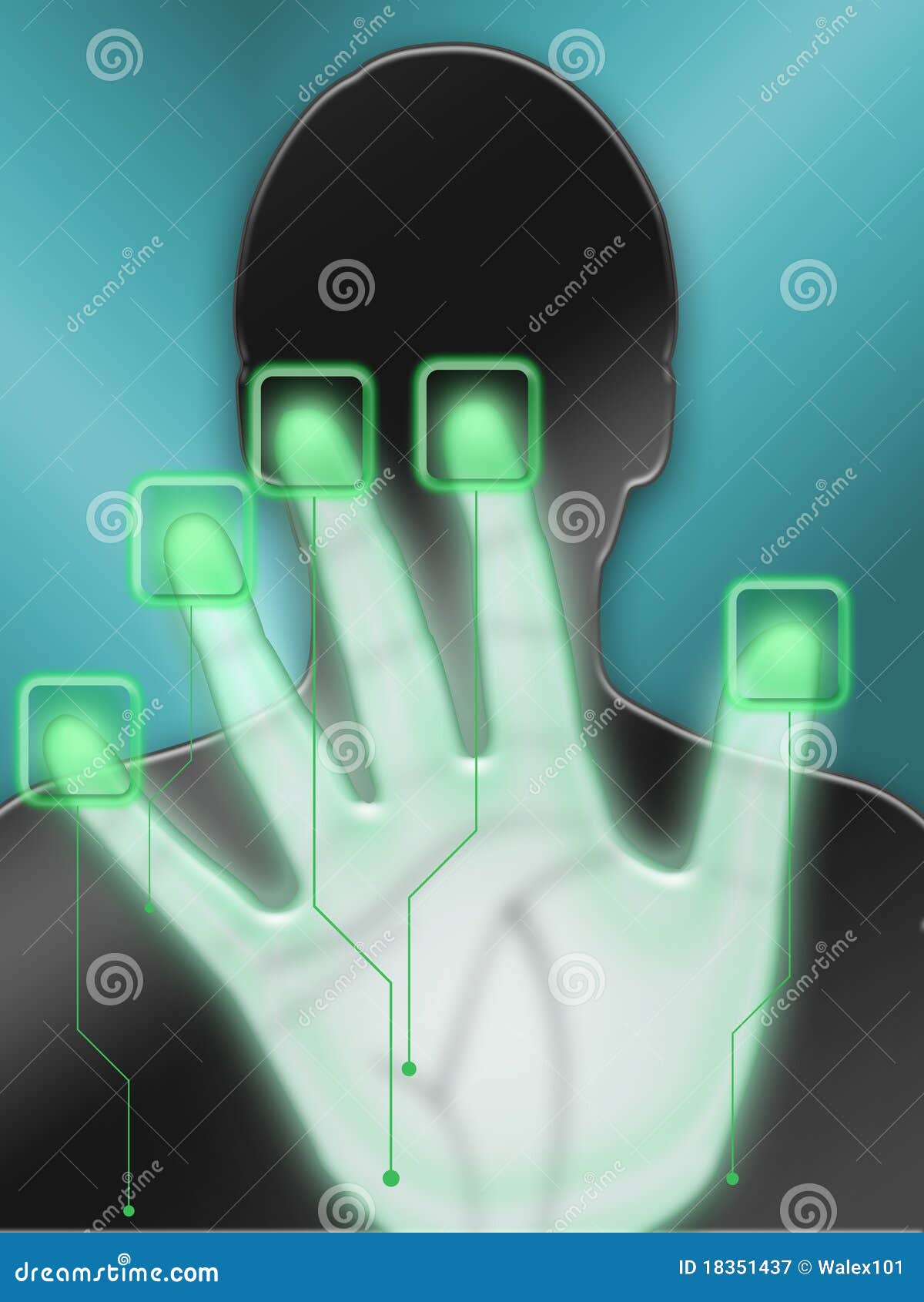 Acceso concedido stock de ilustración. Ilustración de moderno - 18351437