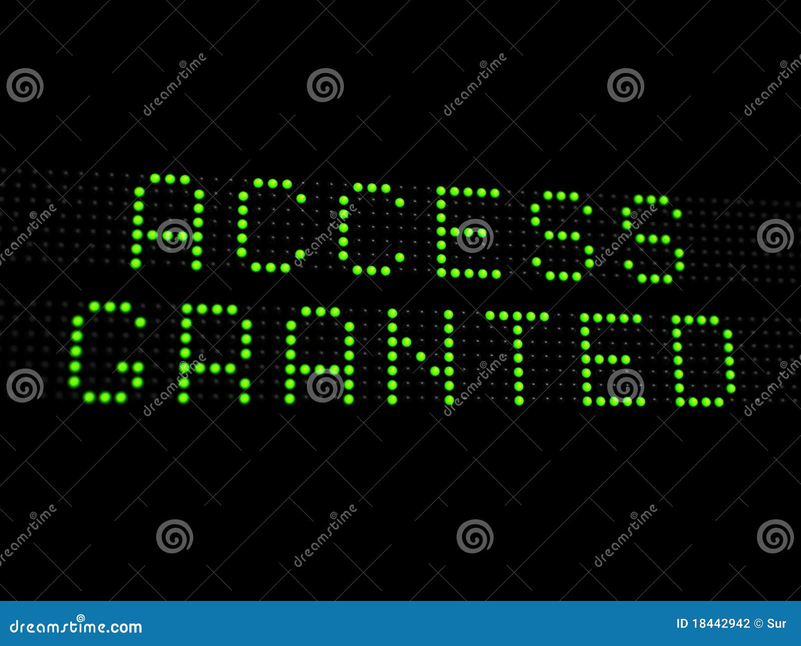 Acceso concedido foto de archivo. Imagen de ordenador - 18442942