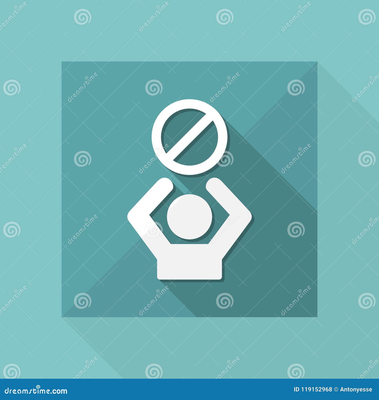 Acceso Negado - Icono Del Web Del Vector Ilustración del Vector ...