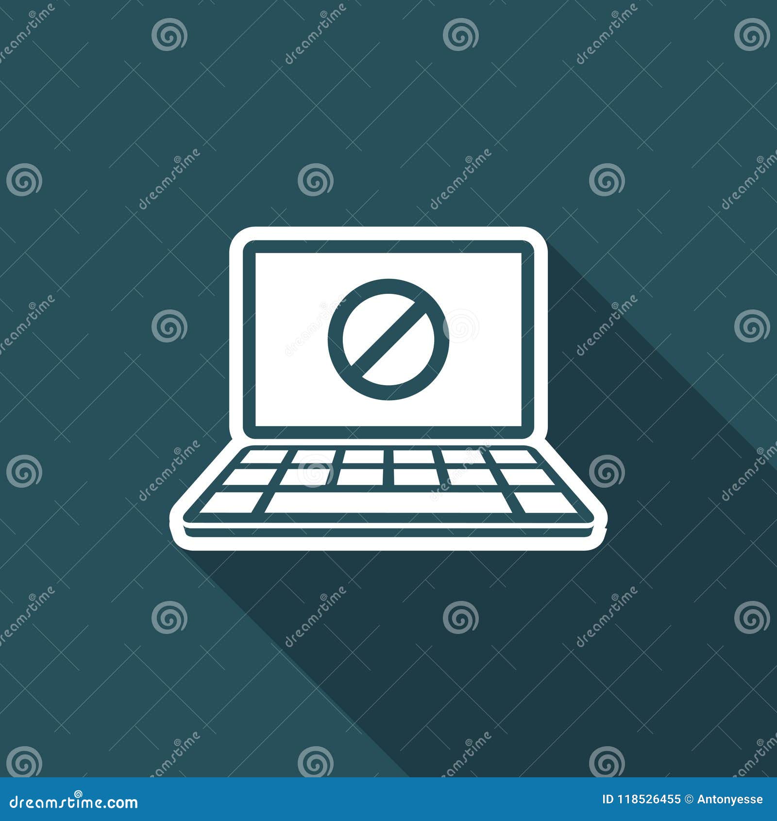 Acceso Prohibido - área Privada - Vector El Icono Del Web Ilustración ...