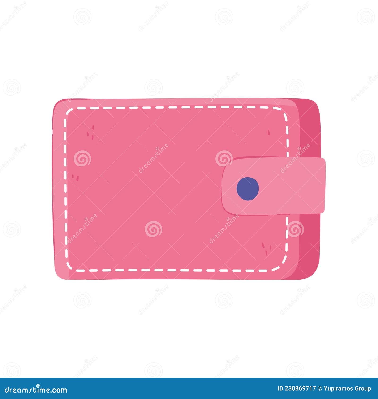 Accesorio de cartera rosa stock de ilustración. Ilustración de carpeta ...