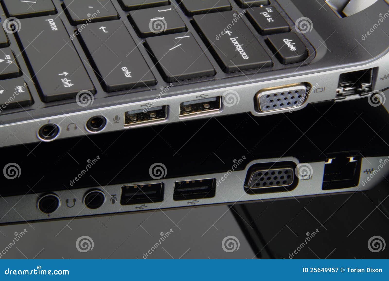 Accesos De La Computadora Portátil Imagen de archivo - Imagen de ...