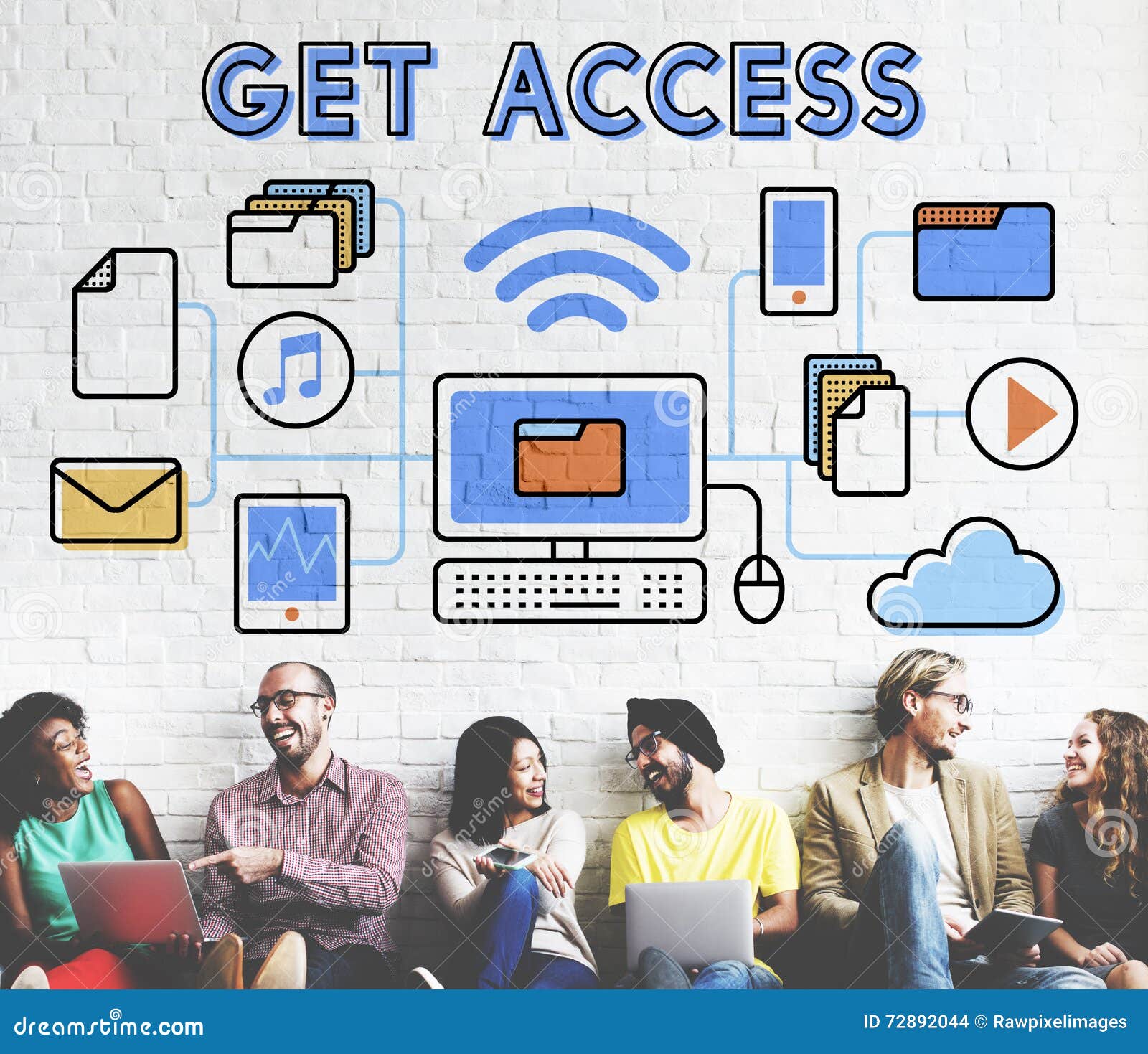 Access Accessible Availability Free Open Possible Concept Stock Photo ...