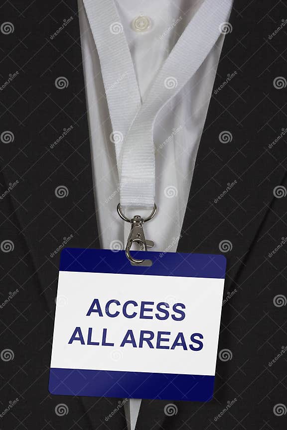 Access all areas pass stock photo. Image of pass, press - 38013638
