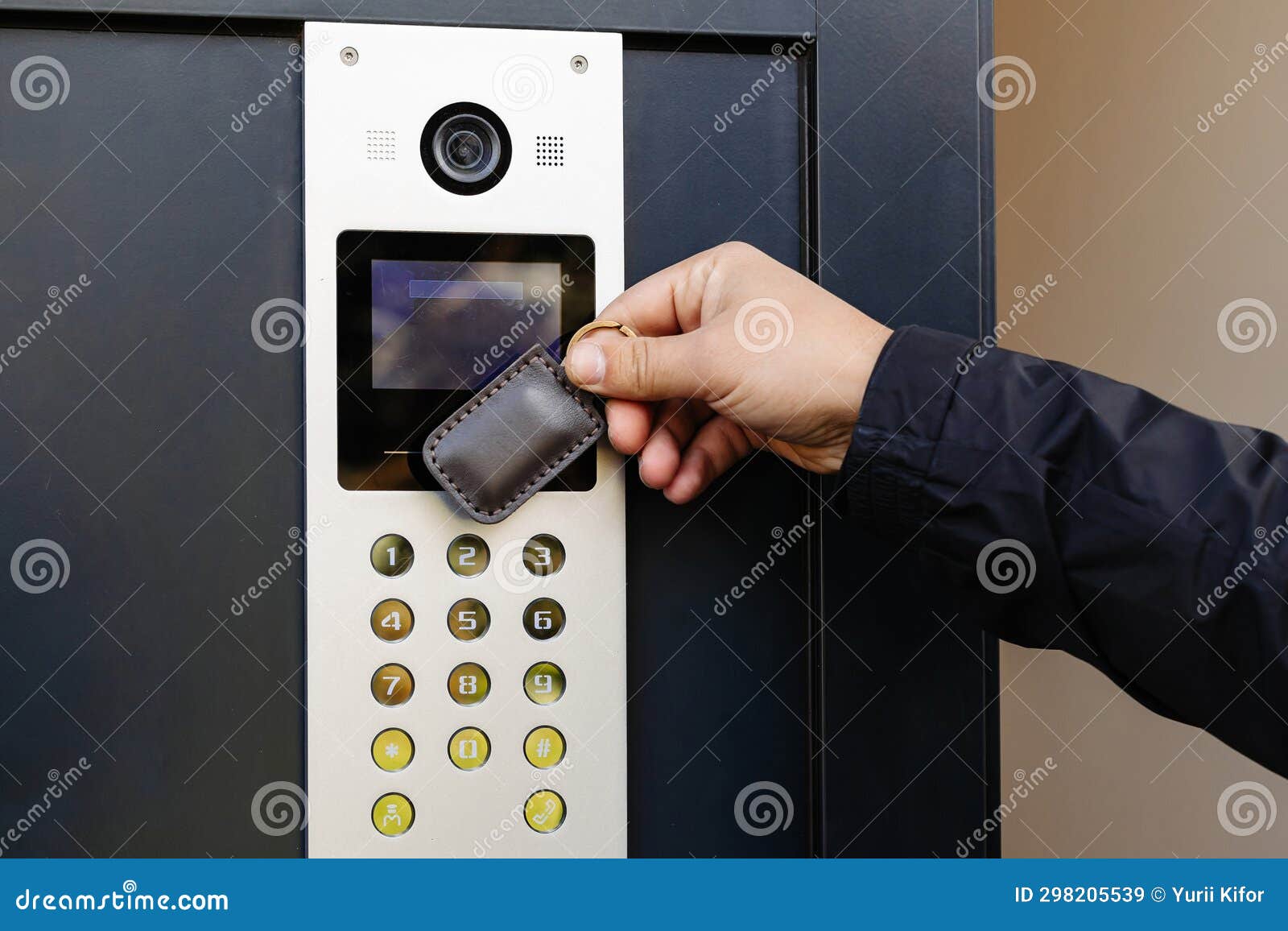 Access Chip: Smart Technology for Modern High-rise Building Entry Stock ...