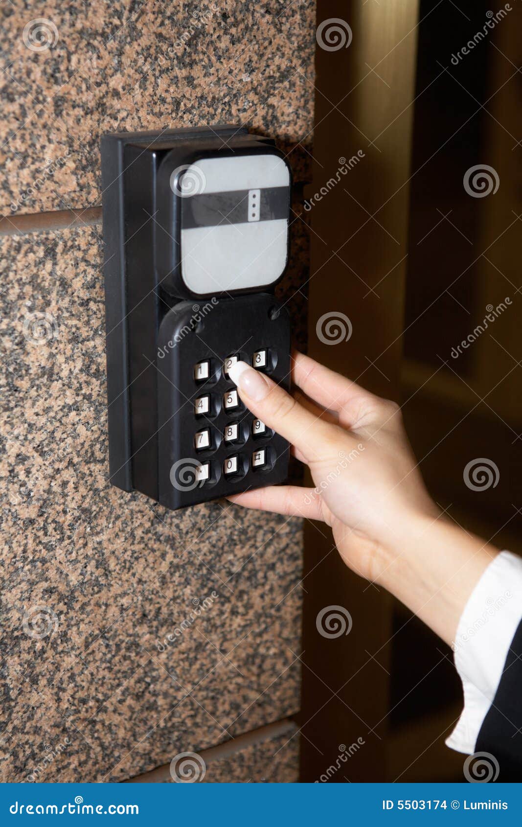 Access Code stock photo. Image of business, hand, entrance - 5503174