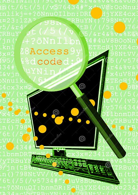 Access code clipart stock illustration. Illustration of digits - 2596075