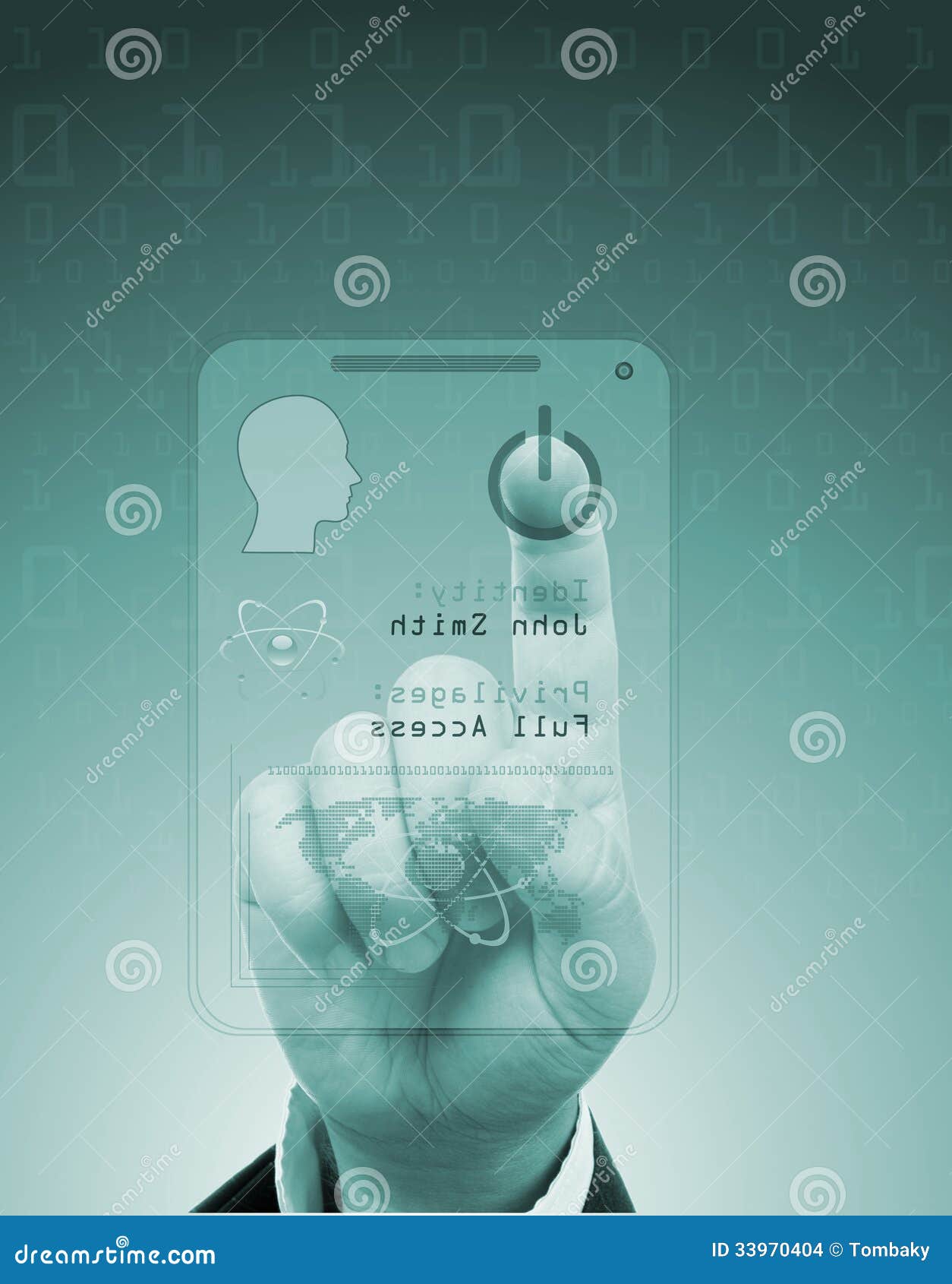 Access code stock photo. Image of control, biometric - 33970404
