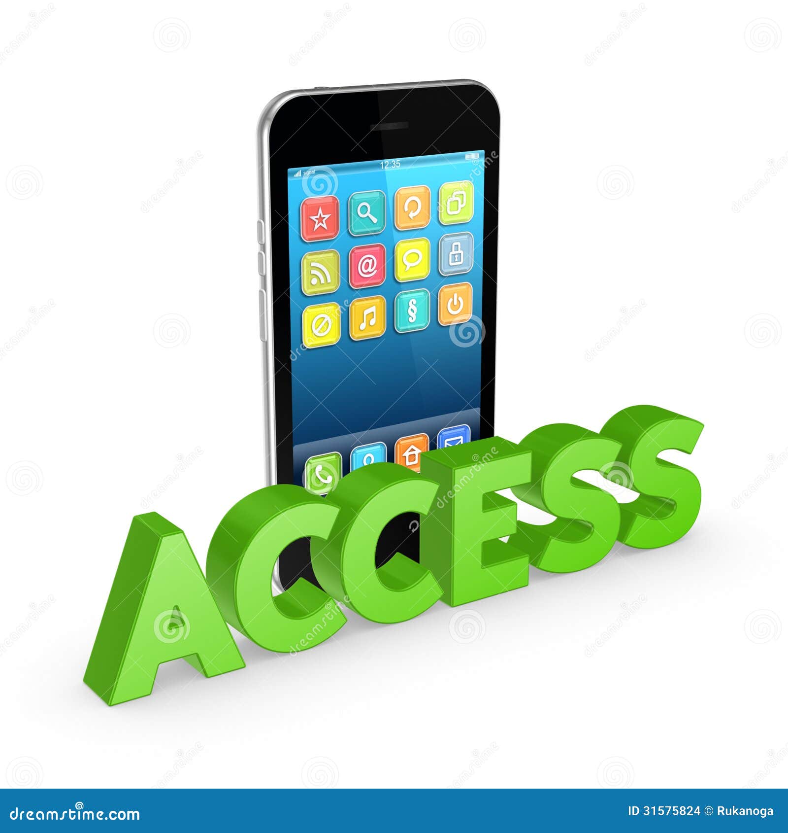 Access concept. stock photo. Image of connection, information - 31575824