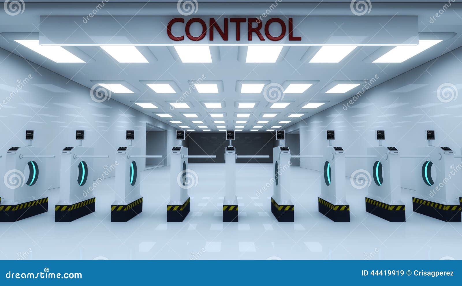 Access control stock illustration. Illustration of guard - 44419919