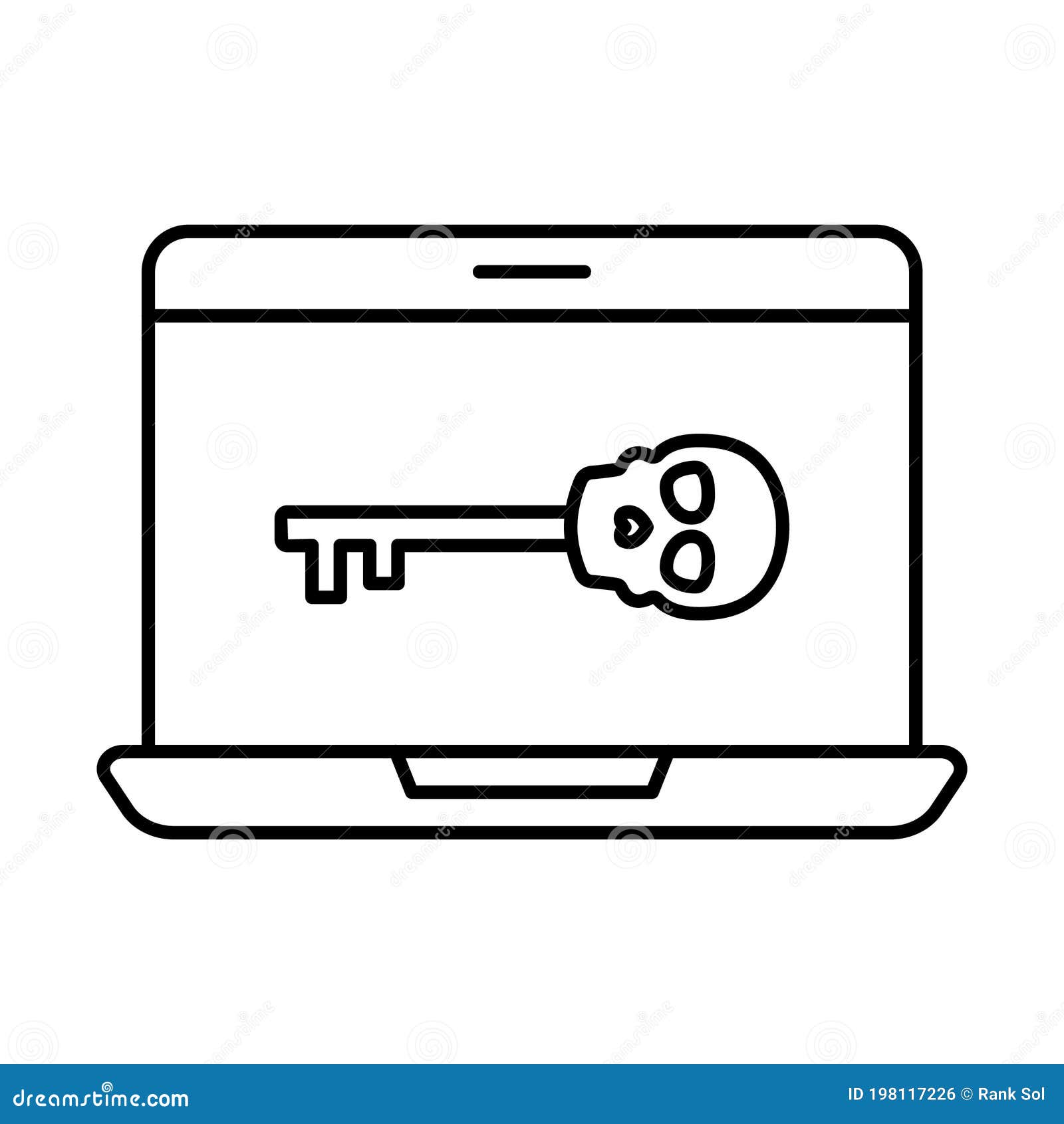 Access Control Outline Vector Icon Which Can Easily Modify or Edit ...