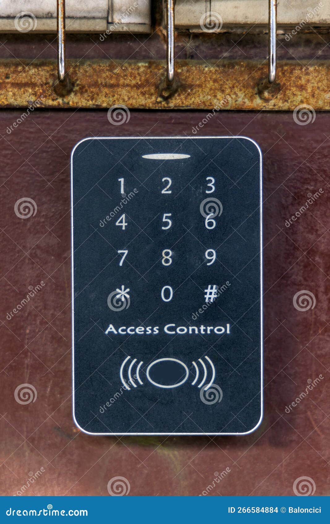 Access Control Pad Rfid stock photo. Image of bell, sensor - 266584884