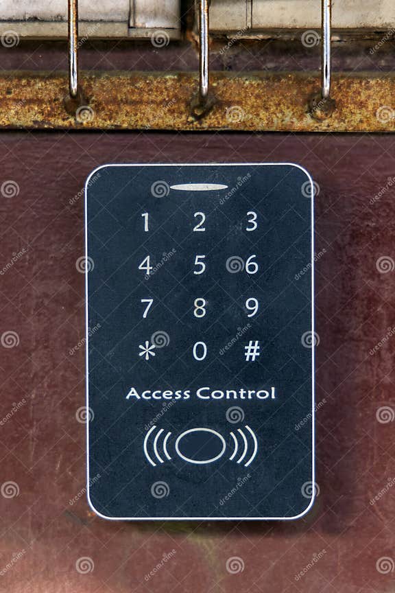 Access Control Pad Rfid stock photo. Image of bell, sensor - 266584884