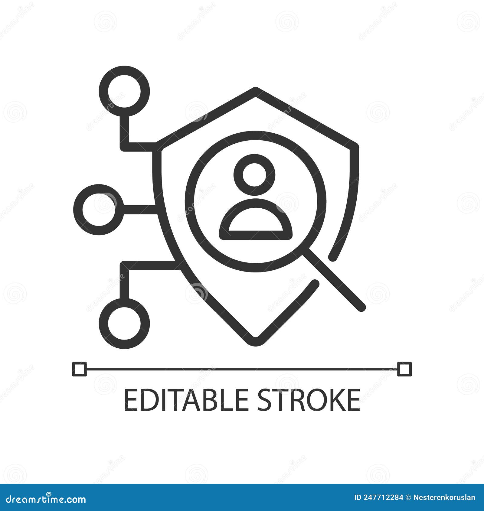 Access Control Pixel Perfect Linear Icon Stock Illustration ... Access Control Pixel Perfect Linear Icon Stock Illustration ...