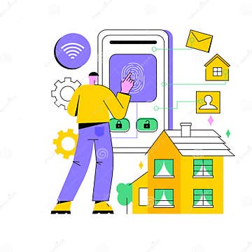 Access Control System Abstract Concept Vector Illustration. Stock ...