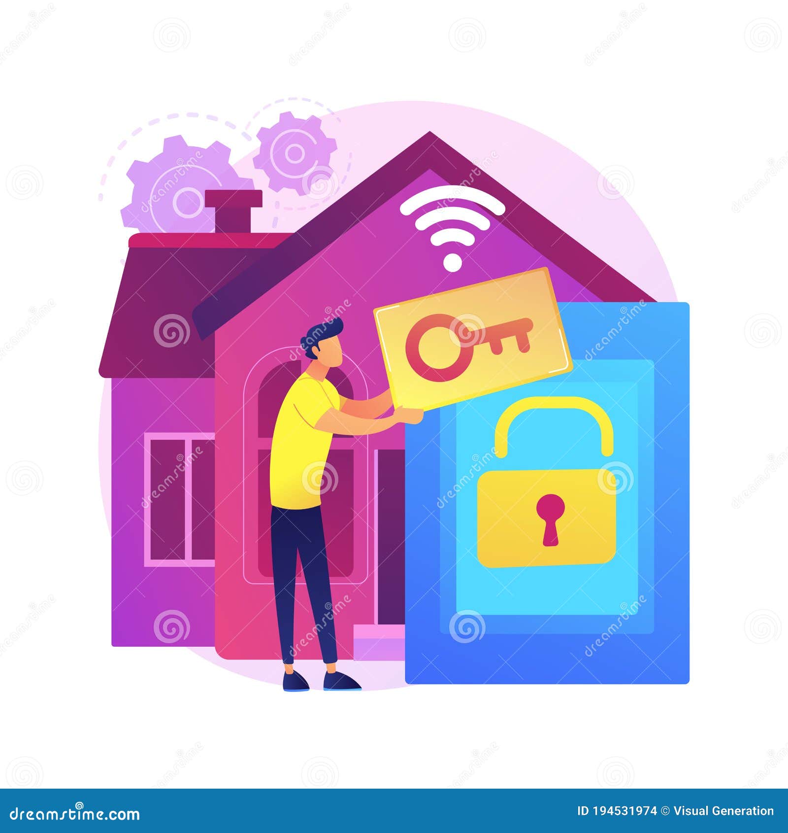 Access Control System Abstract Concept Vector Illustration. Stock ...