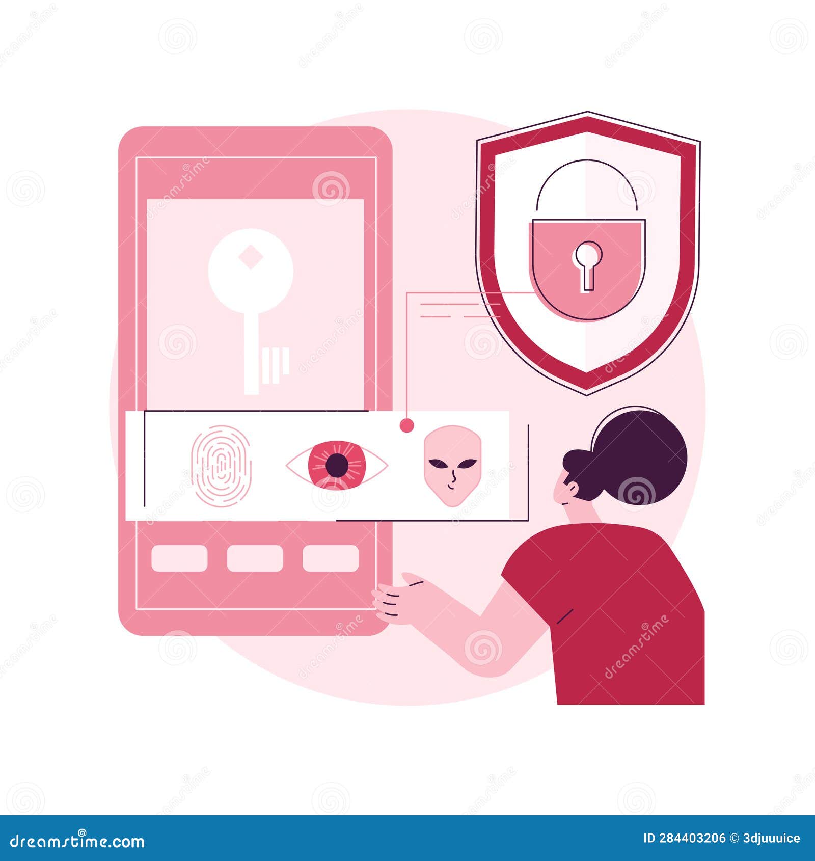 Access Control System Abstract Concept Vector Illustration. Stock ...