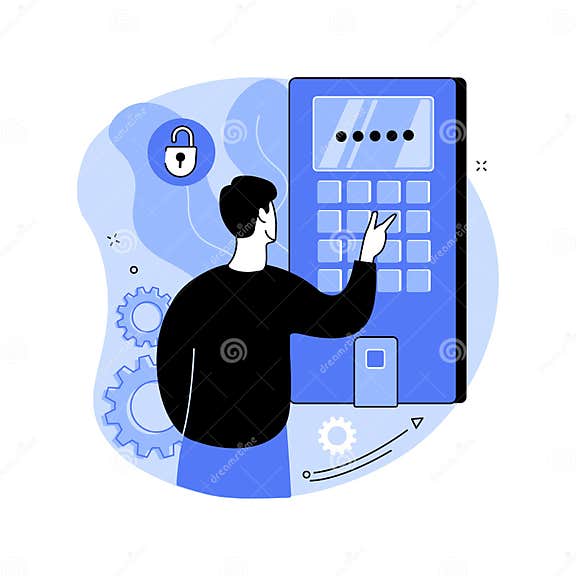 Access Control System Abstract Concept Vector Illustration. Stock ...