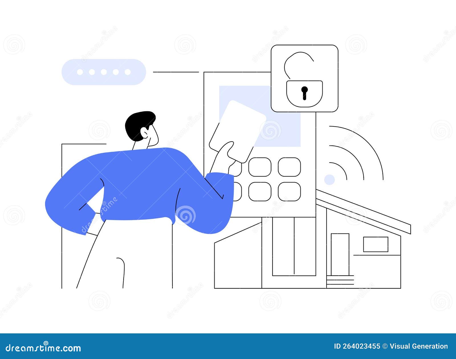 Access Control System Abstract Concept Vector Illustration. Stock ...