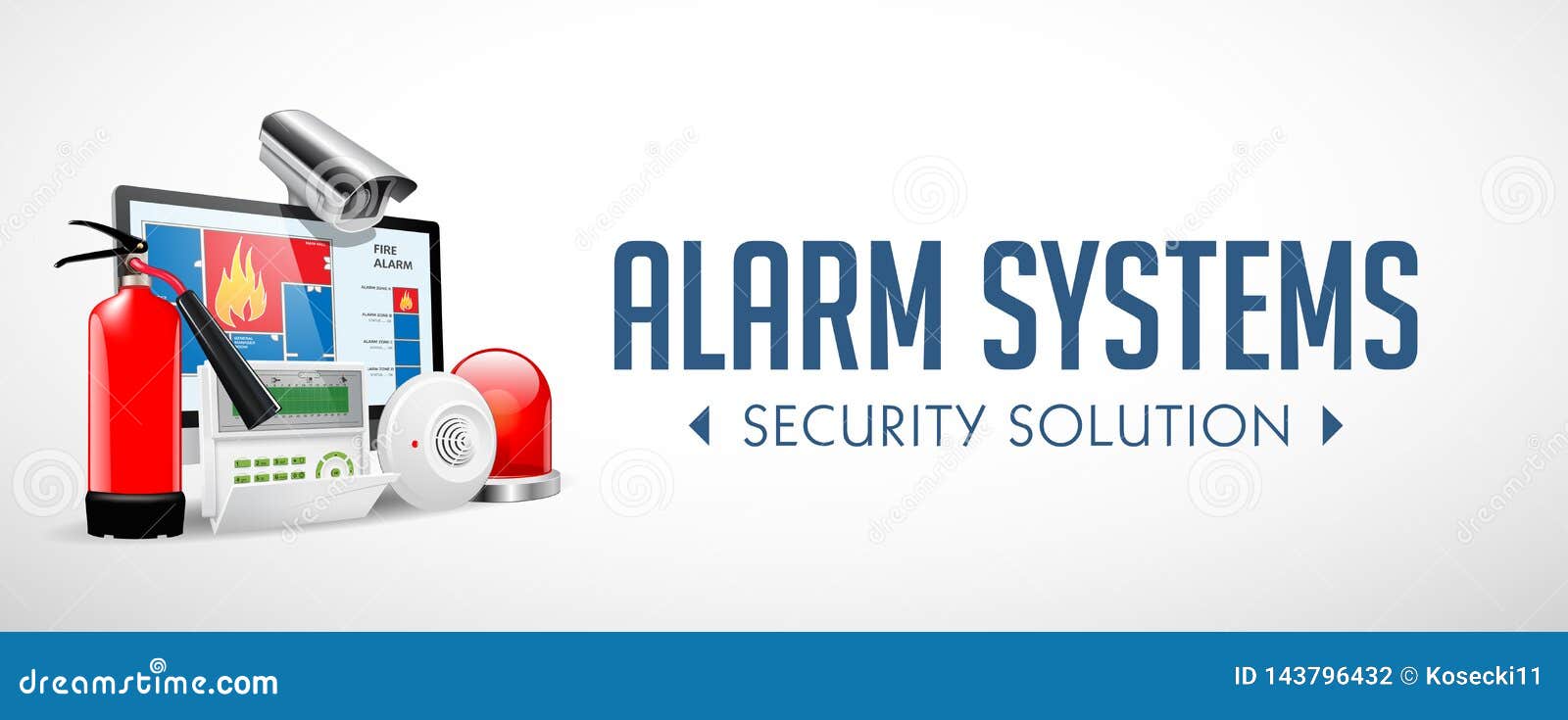 Access Control System - Alarm Zones - Security System Concept - Website ...