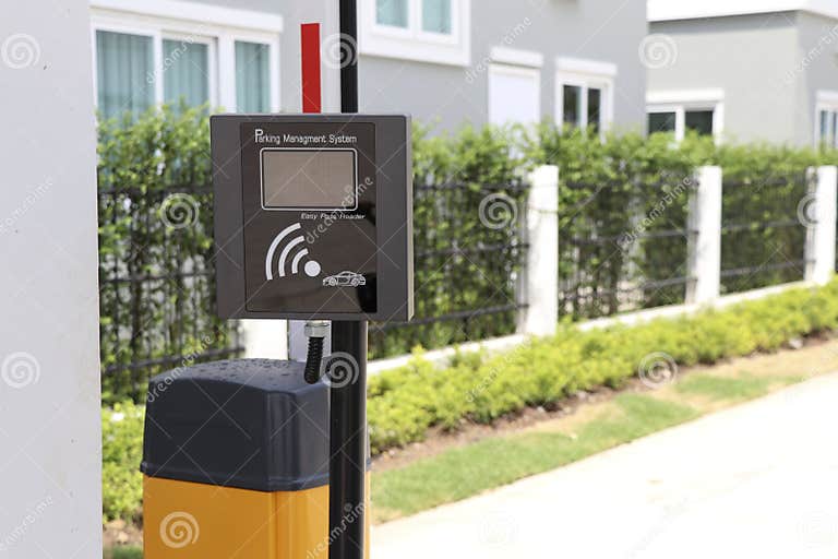 Access Control of Vehicles for Entry and Exit Stock Image - Image of ...