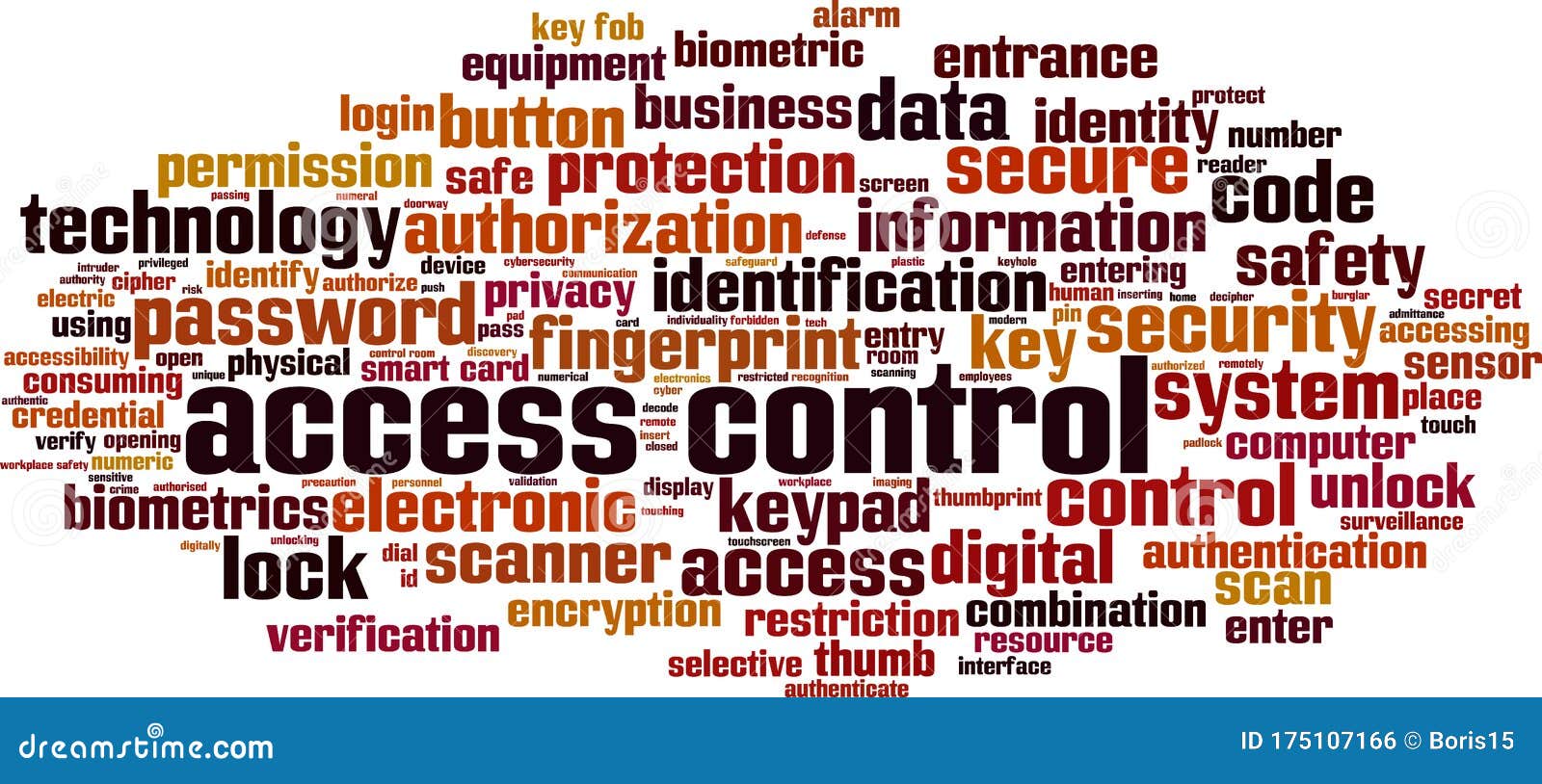 Access control word cloud stock vector. Illustration of information ...
